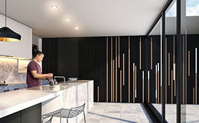 Aluminium wood effect cladding | Renson IE